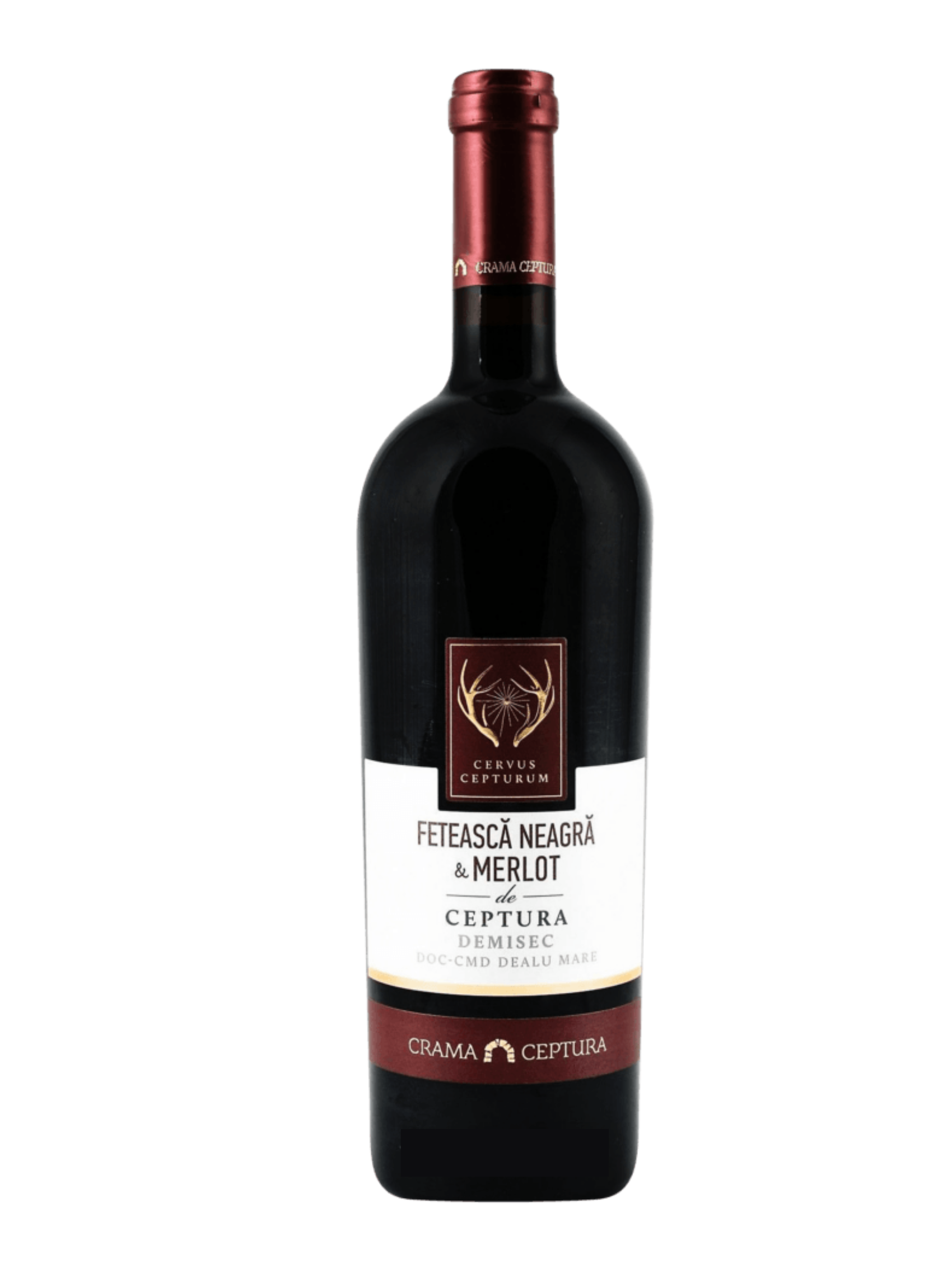 Crama Ceptura Cervus Cepturum Feteasca Neagra & Merlot Red Wine 750ml ...