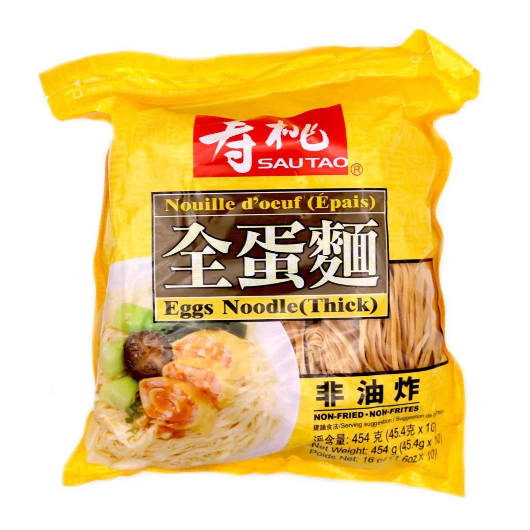 SAUTAO Eggs Noodles Thick 454g – Jag Couture Chocolates