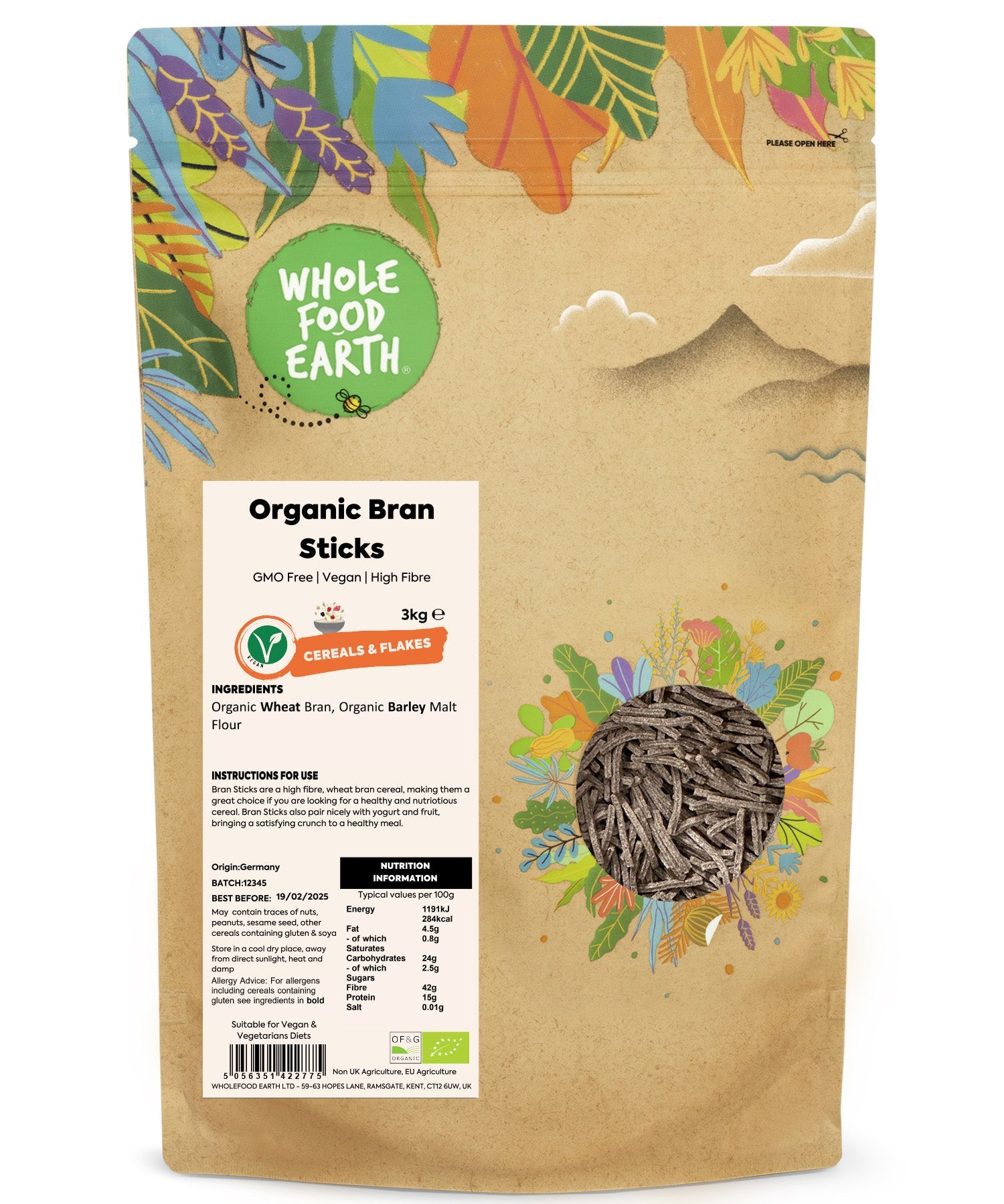 Organic Bran Sticks – Jag Couture Chocolates