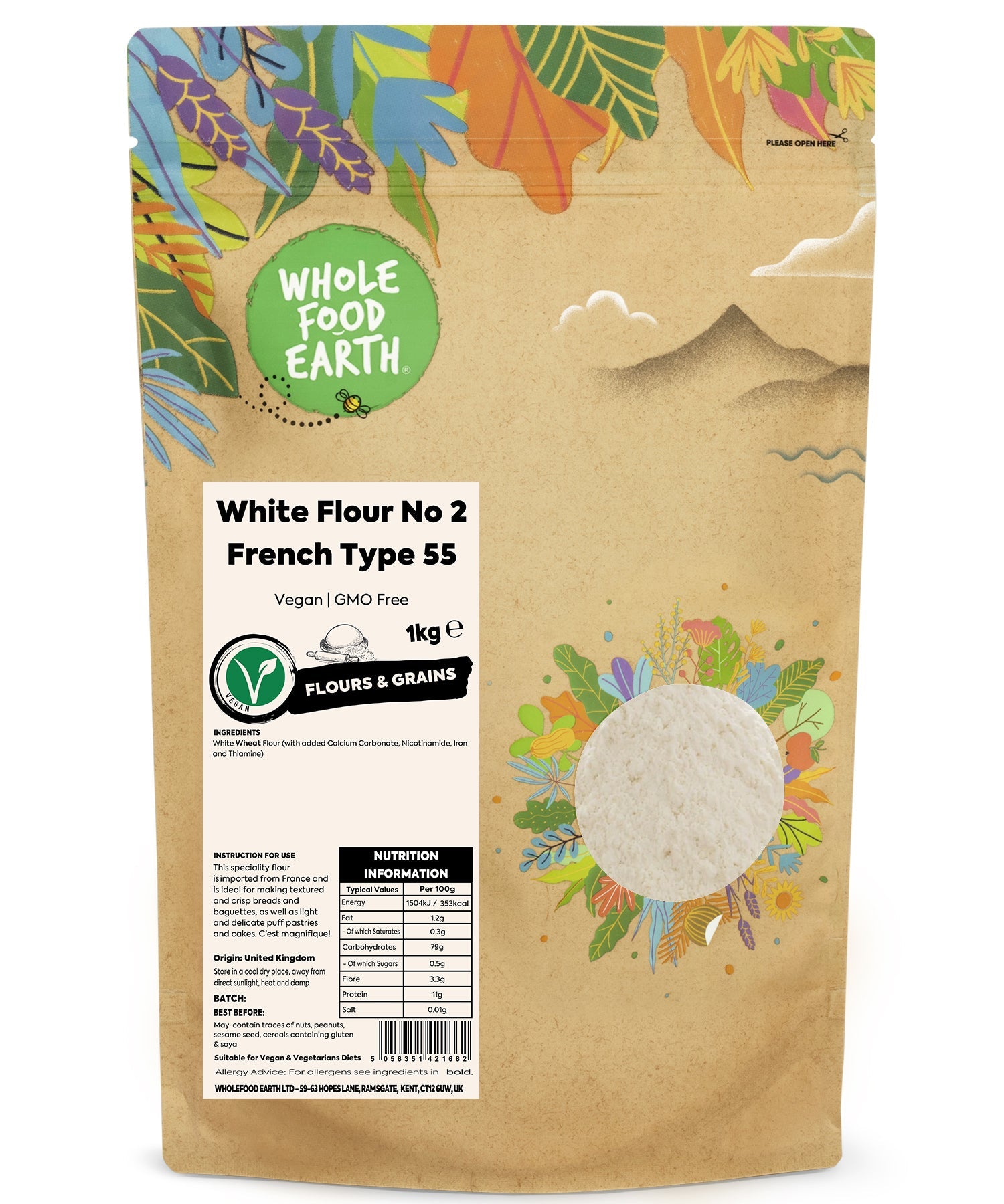 White Flour No 2 French Type 55 – Jag Couture Chocolates