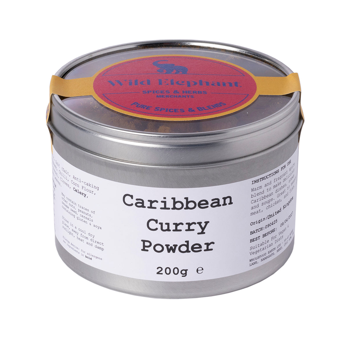 Caribbean Curry Powder - Wild Elephant – Jag Couture Chocolates