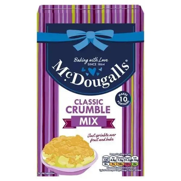 McDougalls Classic Crumble Mix 400g (Case of 5) – Jag Couture Chocolates