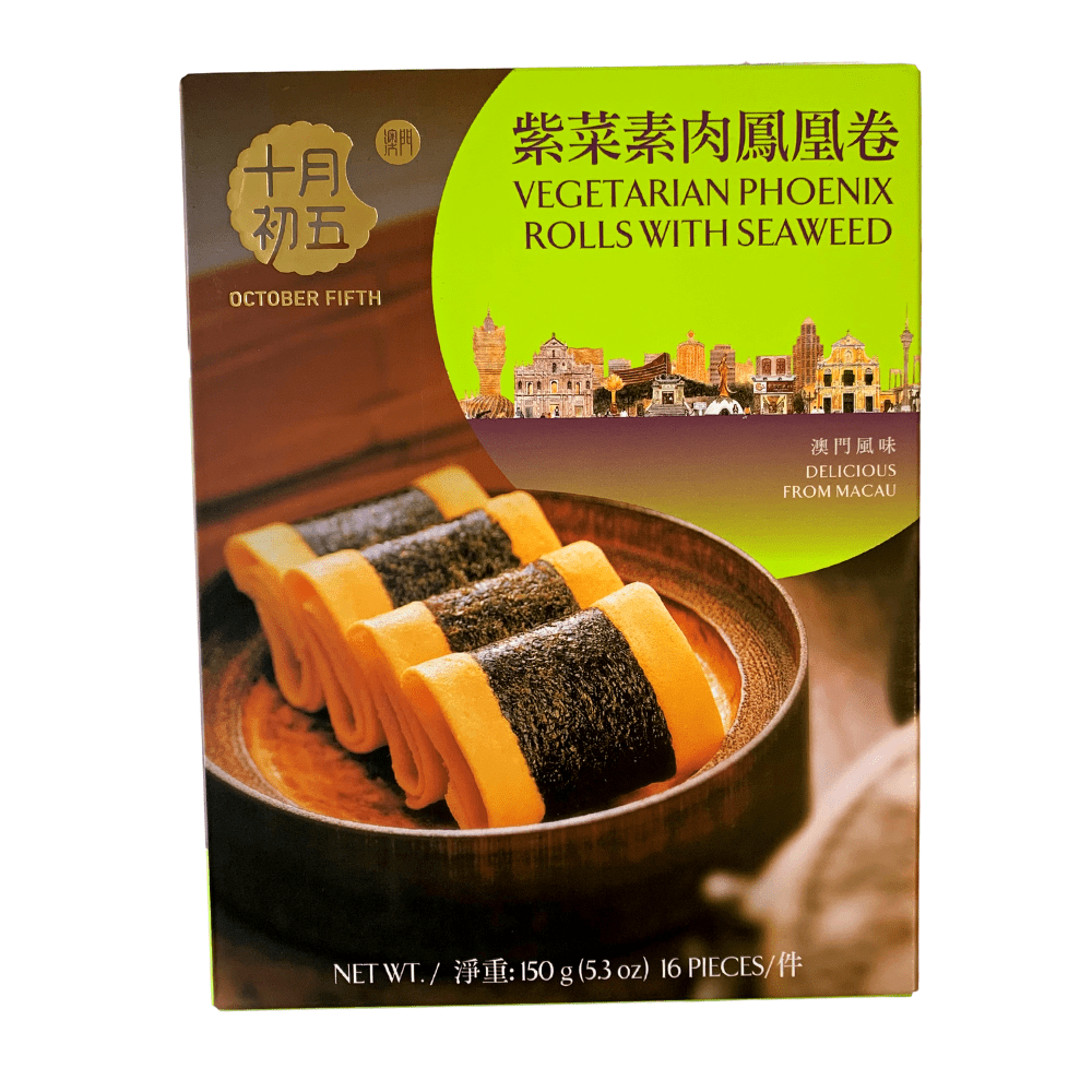 OCTOBER FIFTH Vegetarian Phoenix Rolls With Seaweed 150g – Jag Couture ...